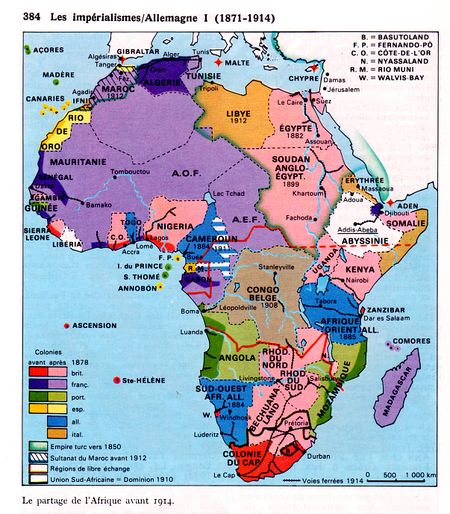 Empires continentaux et empires coloniaux au début du XXème siècle