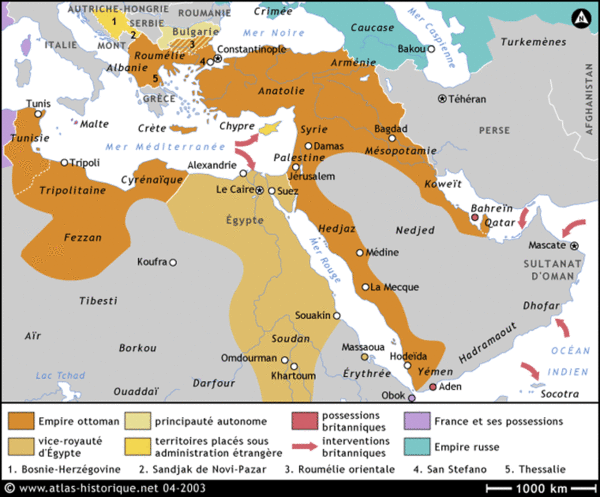 Empires continentaux et empires coloniaux au début du XXème siècle
