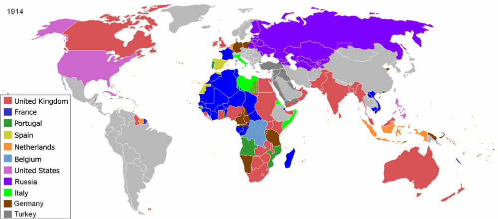 Europe at the centre of the world: from the end of the 19th century to 1918